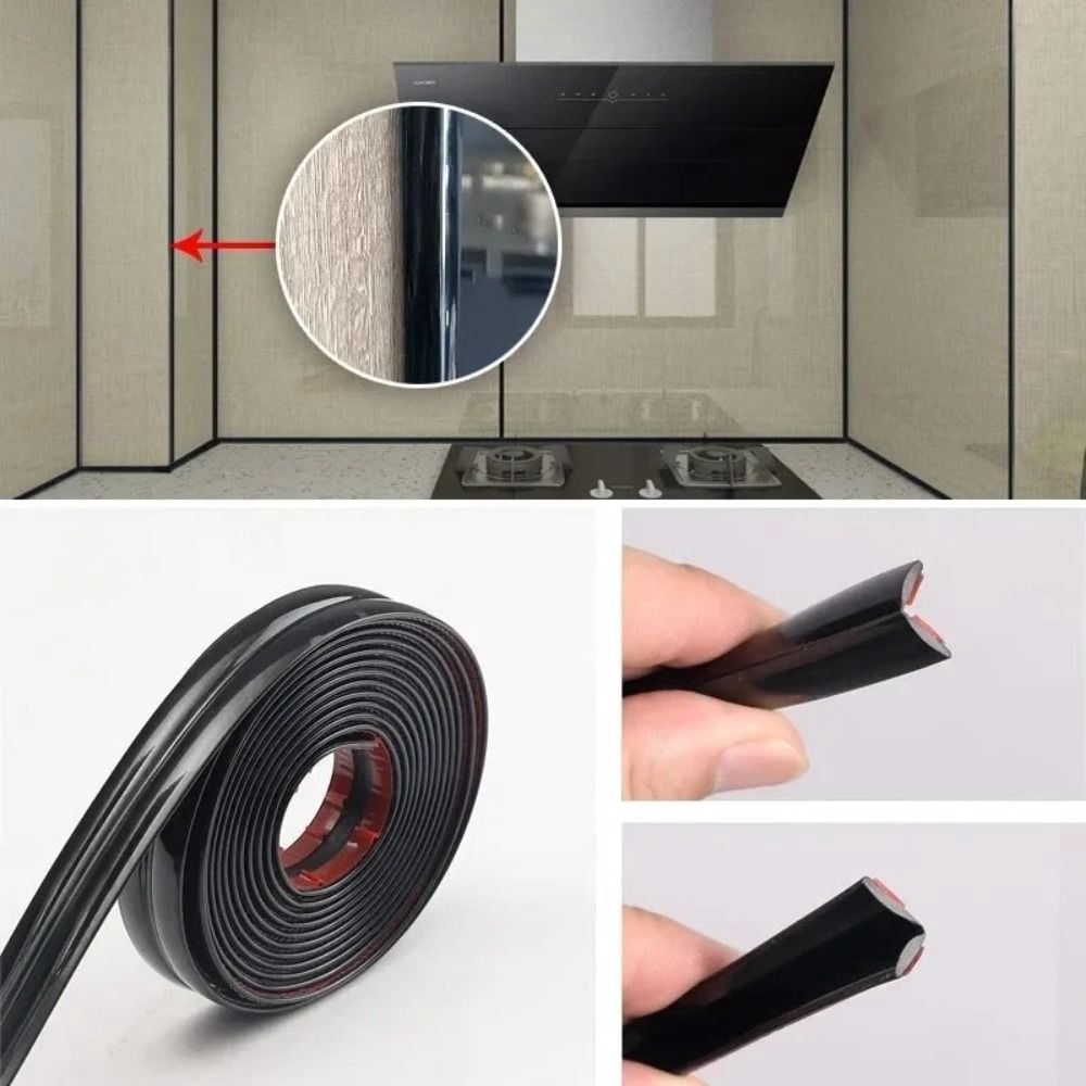 PVC Guard Edge Wardrobe Moving Door Seam Anti-collision Dustproof ...
