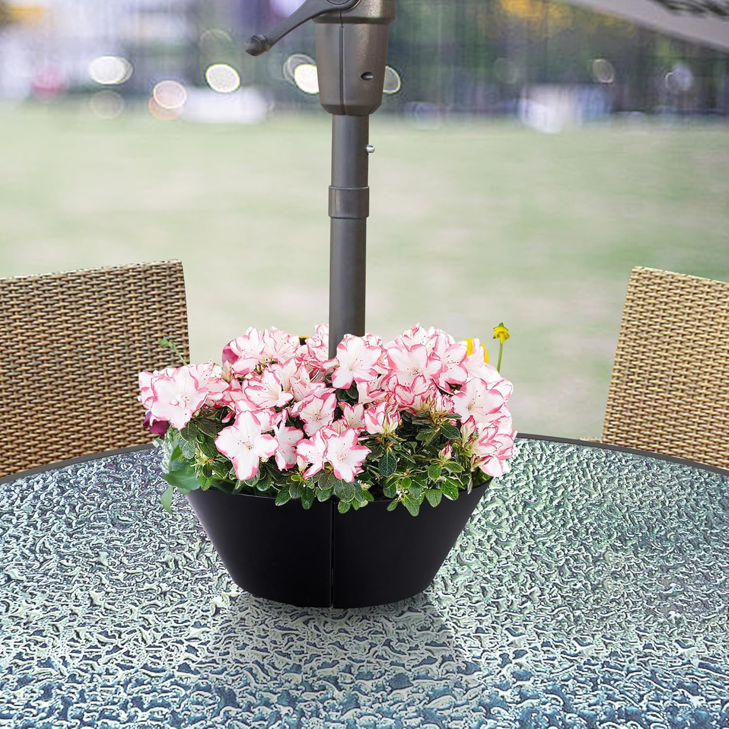 PVC Half Circle Planter Pot for Poles to 2" Diameter - 2 Pack - Walmart.com