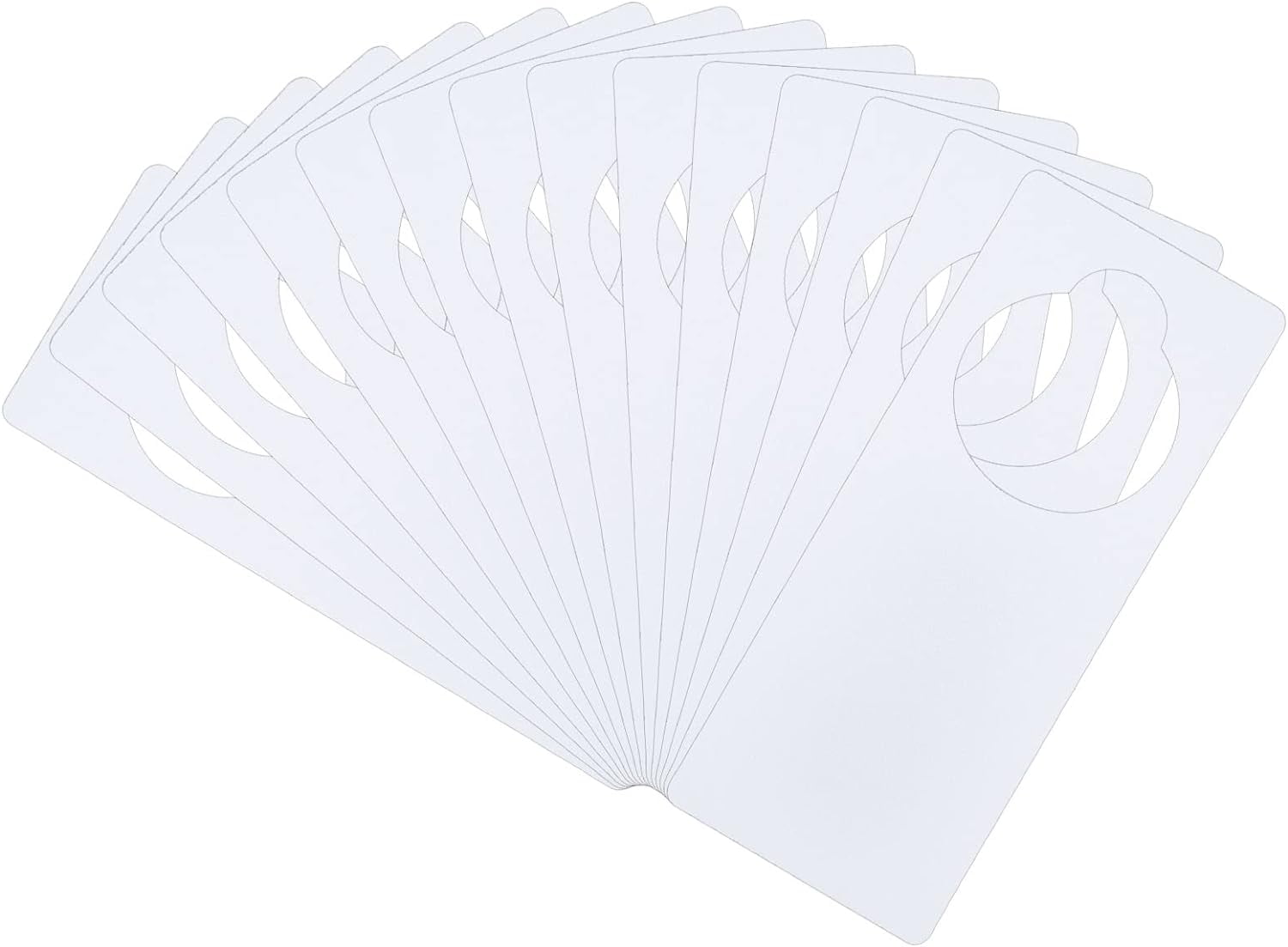 PVC Hanging Door Handle Hanger Tags Blank Memo Board for Home Hotel ...