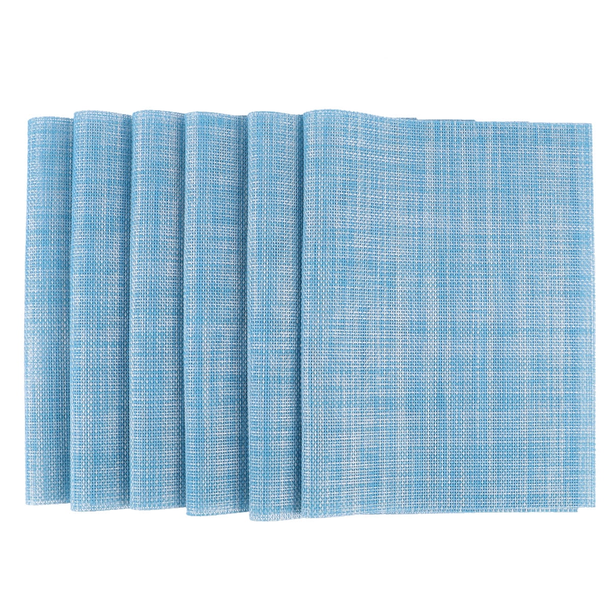 PVC Heat Proof Mat Insulation Pad Burlap Placemats Square Hotel Table ...