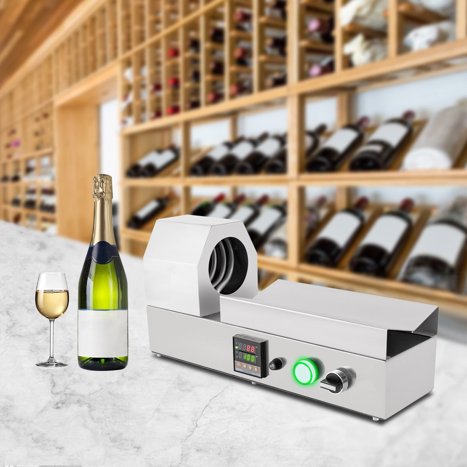 PVC Heat Shrinkable Plastic Bottle Cap Red Wine Sealing Machine Shrink ...