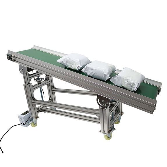 PVC Inclined Wall Conveyor Belt Systems Adjustable Speed Conveyor Belt ...