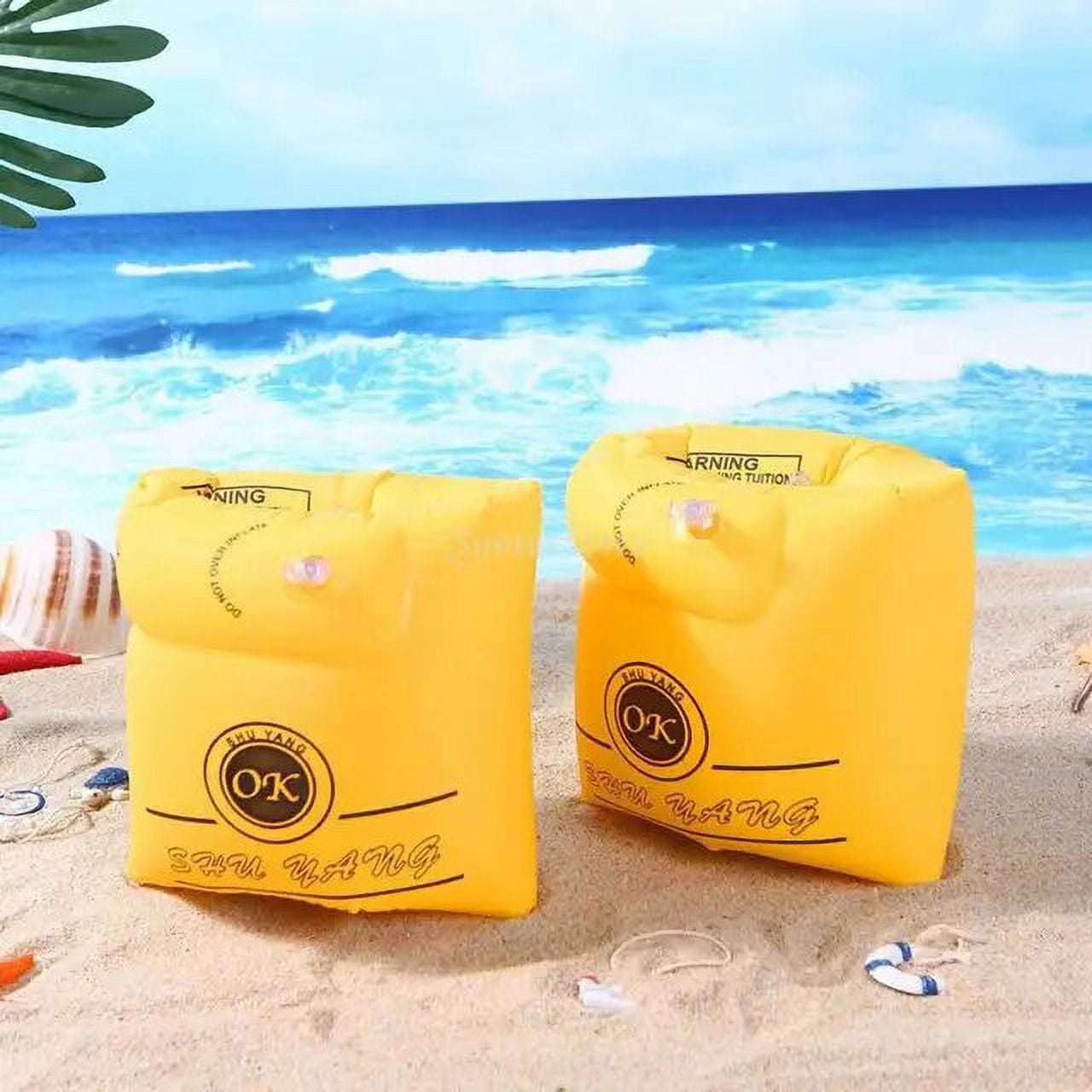 PVC Inflatable Arm Rings Kids Swimming Pool Safety Armbands Floating ...