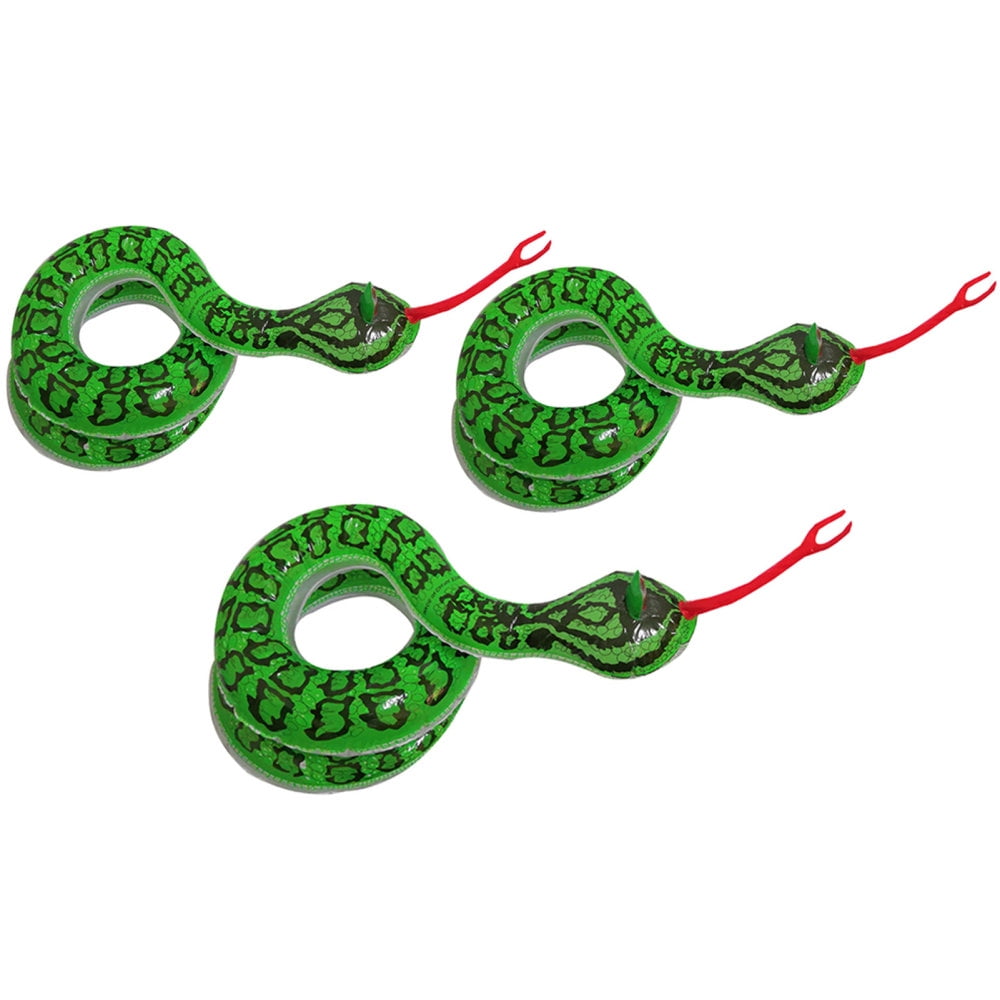 PVC Inflatable Realistic Fake Snake Toy Tear-resistant Bright Color ...