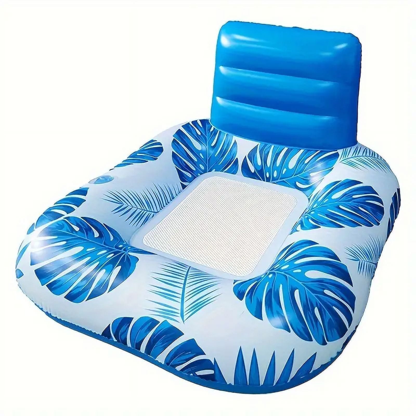 PVC Inflatable Seat Pool Floating Row, Inflatable Lounger Chair With ...