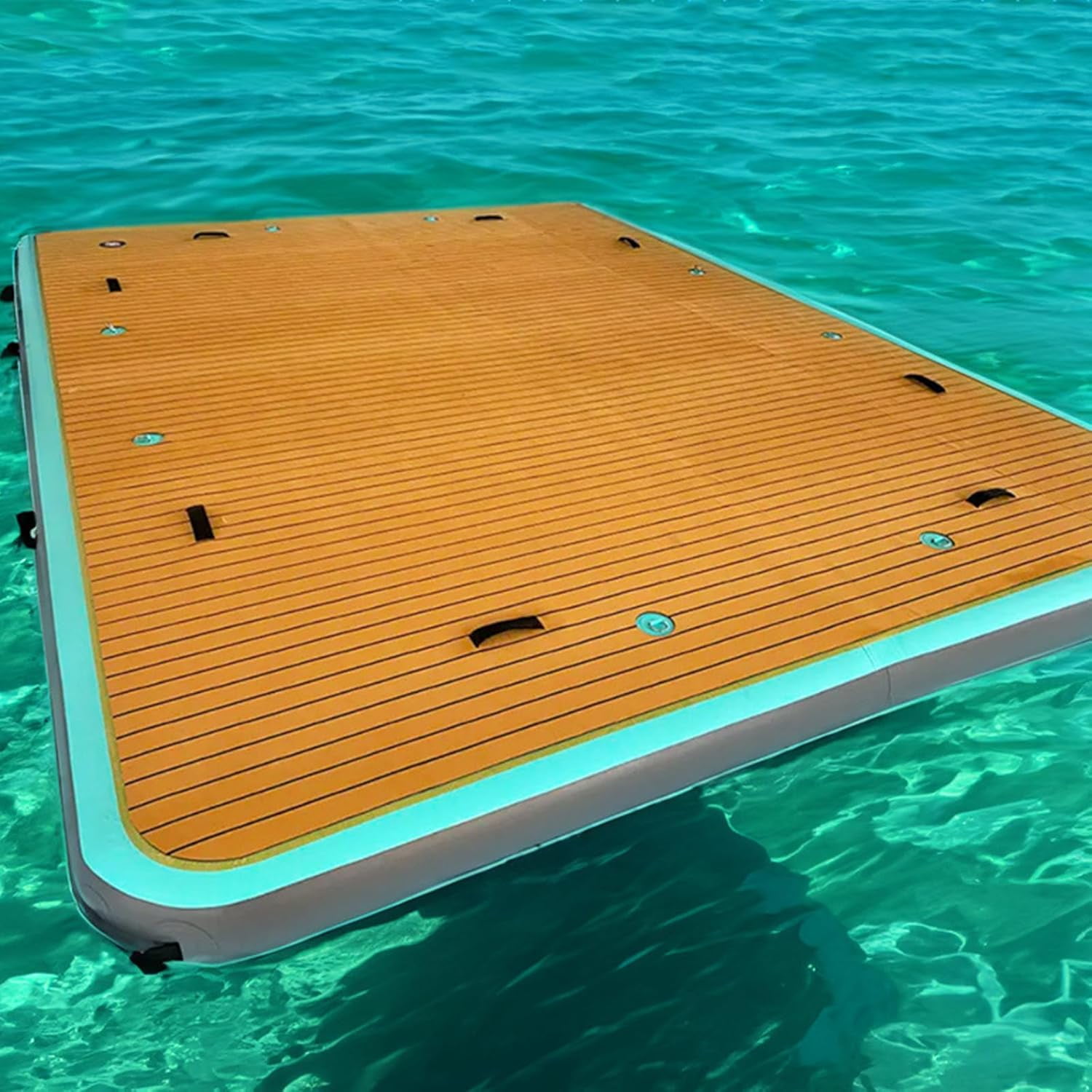 PVC Inflatable Water Floating Bed, Inflatable Floating Board with EVA ...