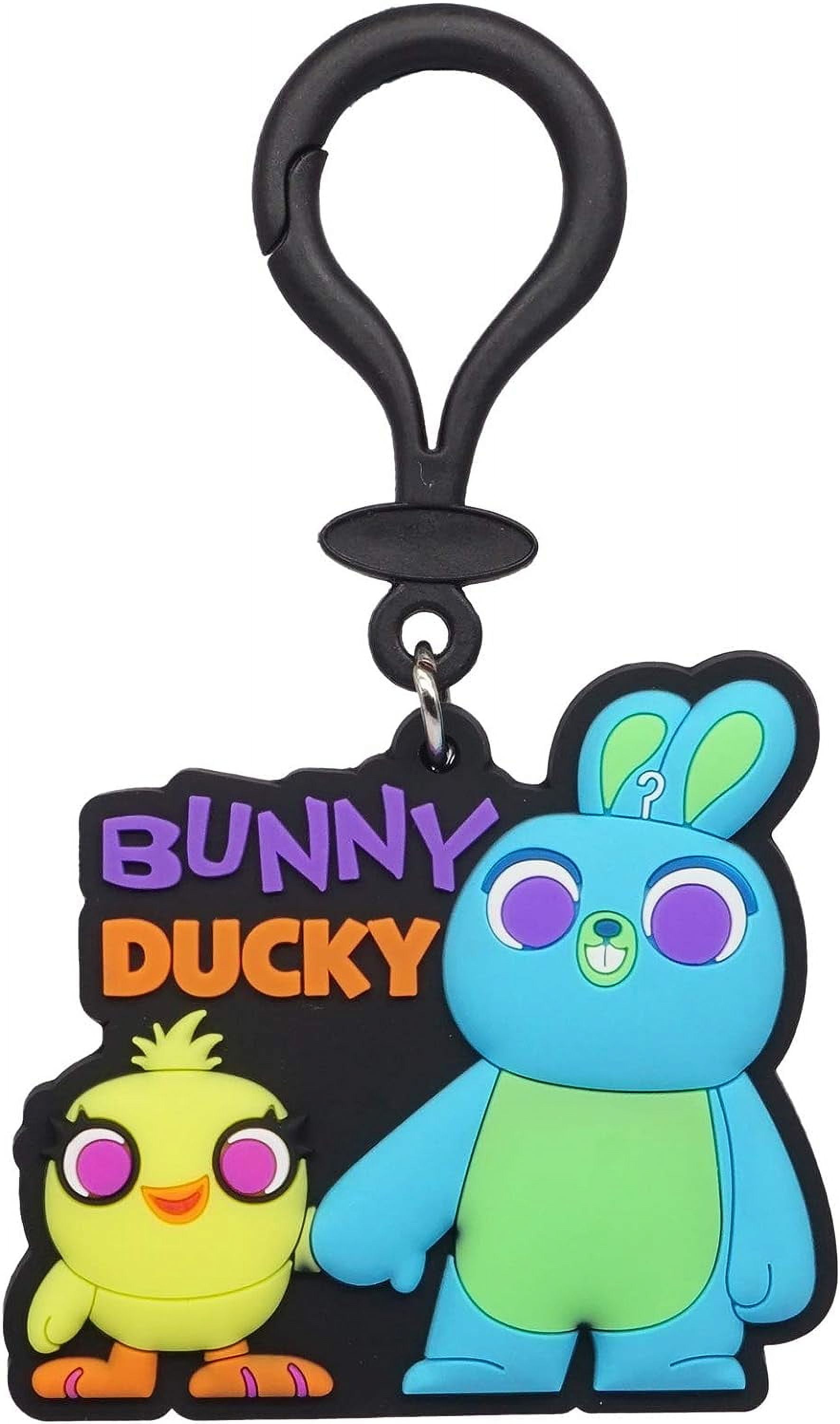 PVC Key Chain - Soft Touch Bag Clip - Toy Story - Bunny & Ducky - Walmart.com