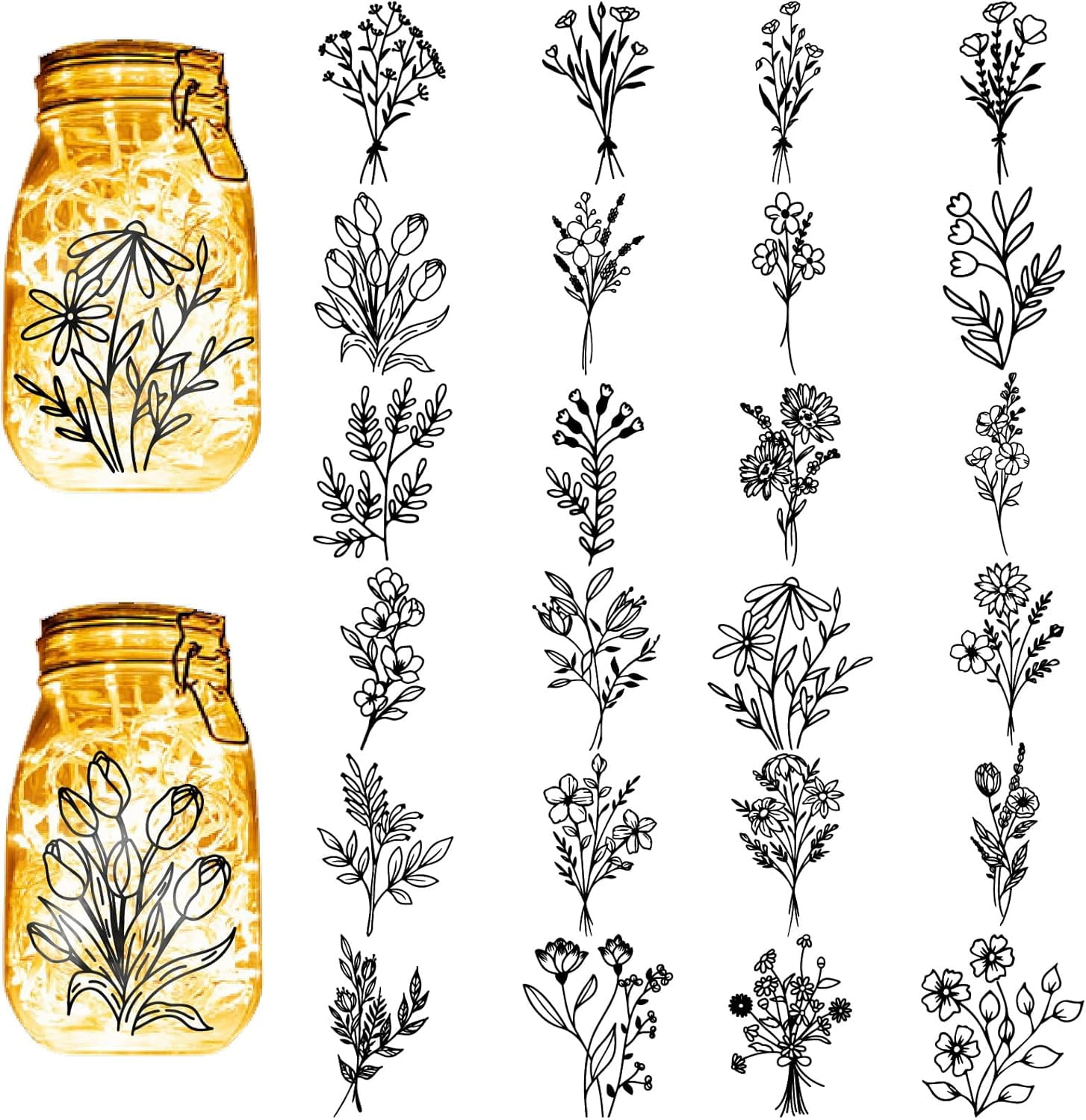 PVC Lamp Film for DIY Colorful Light Hanging Lamp Frosted Glass Jar ...