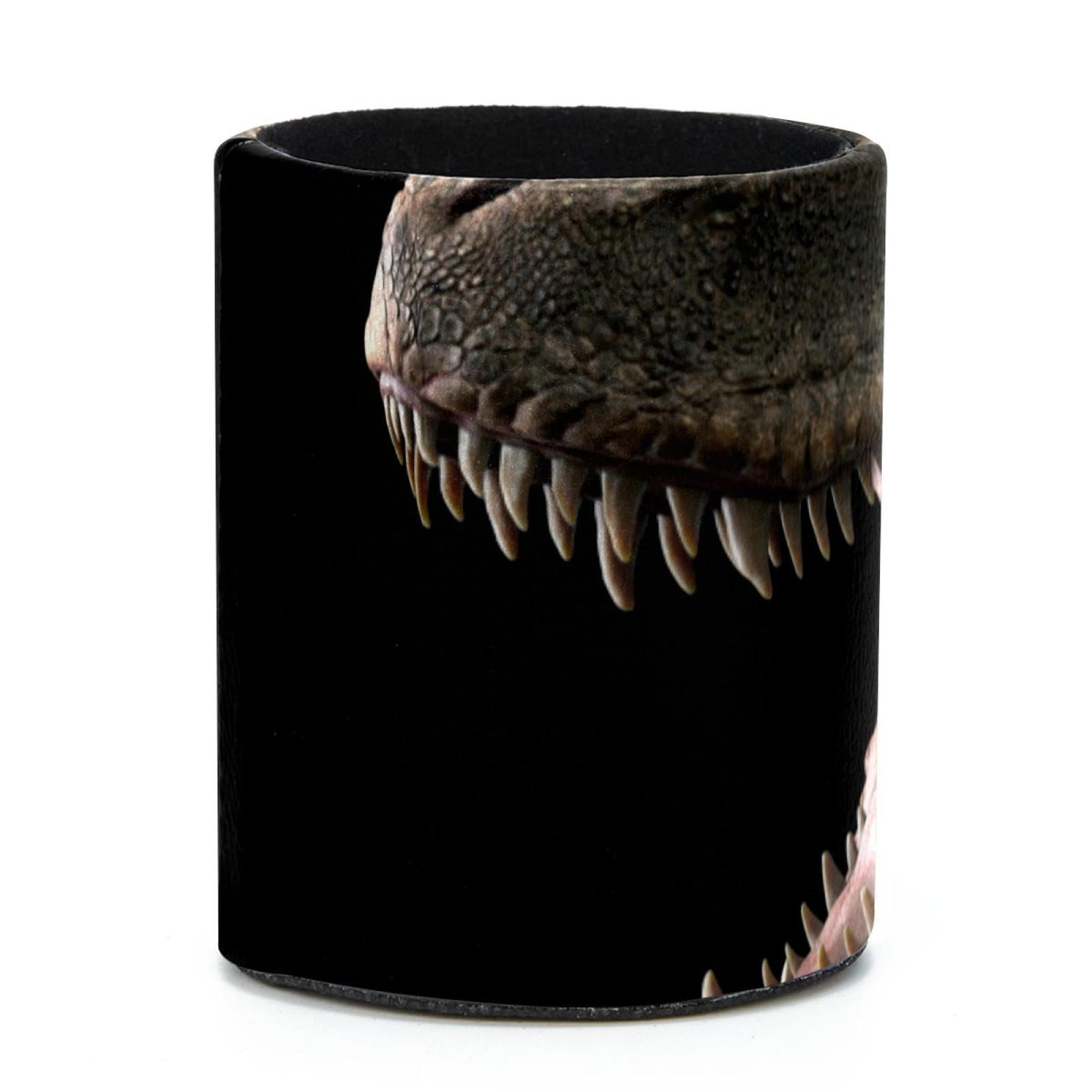 PVC Leather Pen Holder Pen Cup Pencil Brush Organizer Ancient_Animals ...