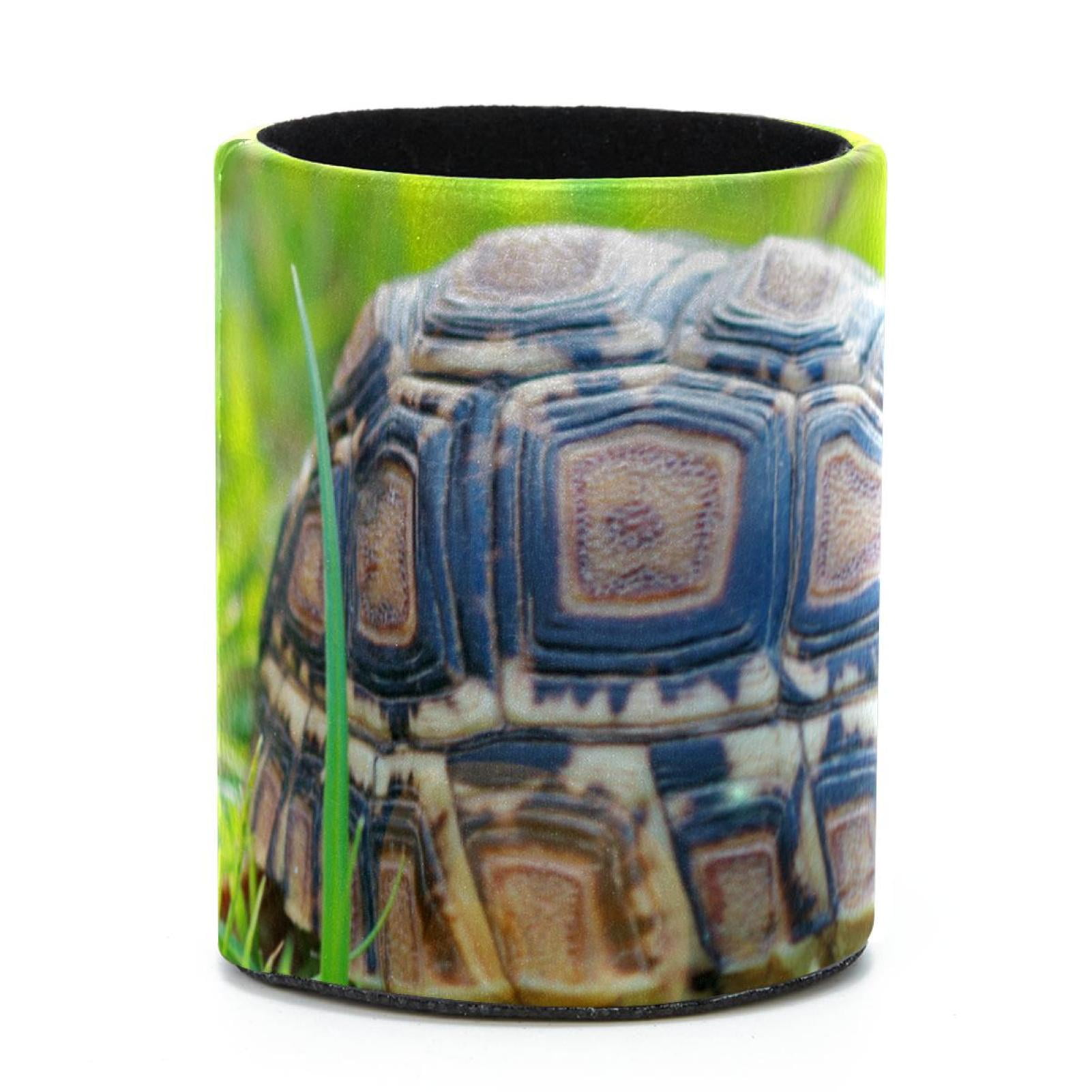 PVC Leather Pen Holder Pen Cup Pencil Brush Organizer Nature Turtle ...