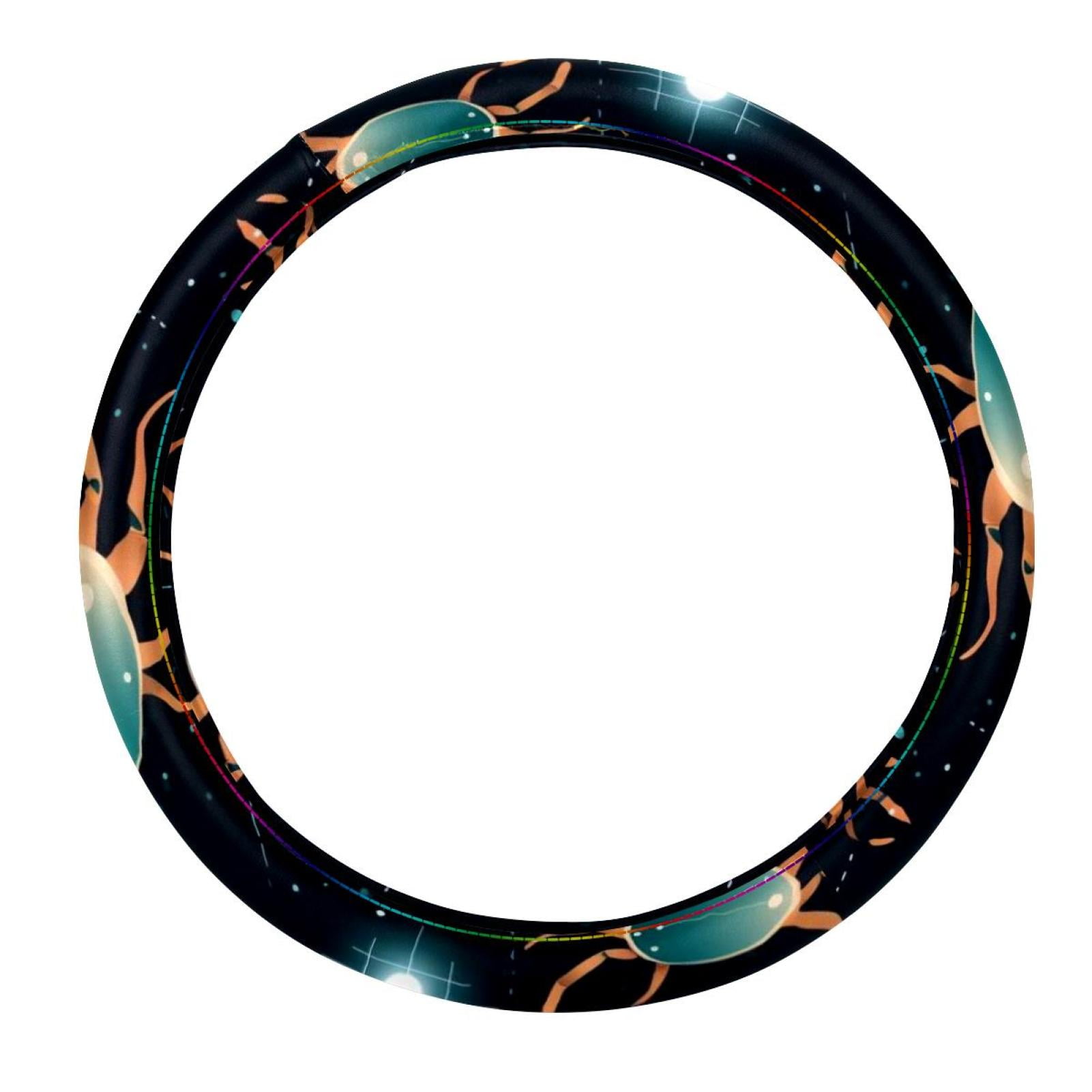 PVC Leather Steering Wheel Cover Universal 14.5 inch - Cancer Zodiac ...