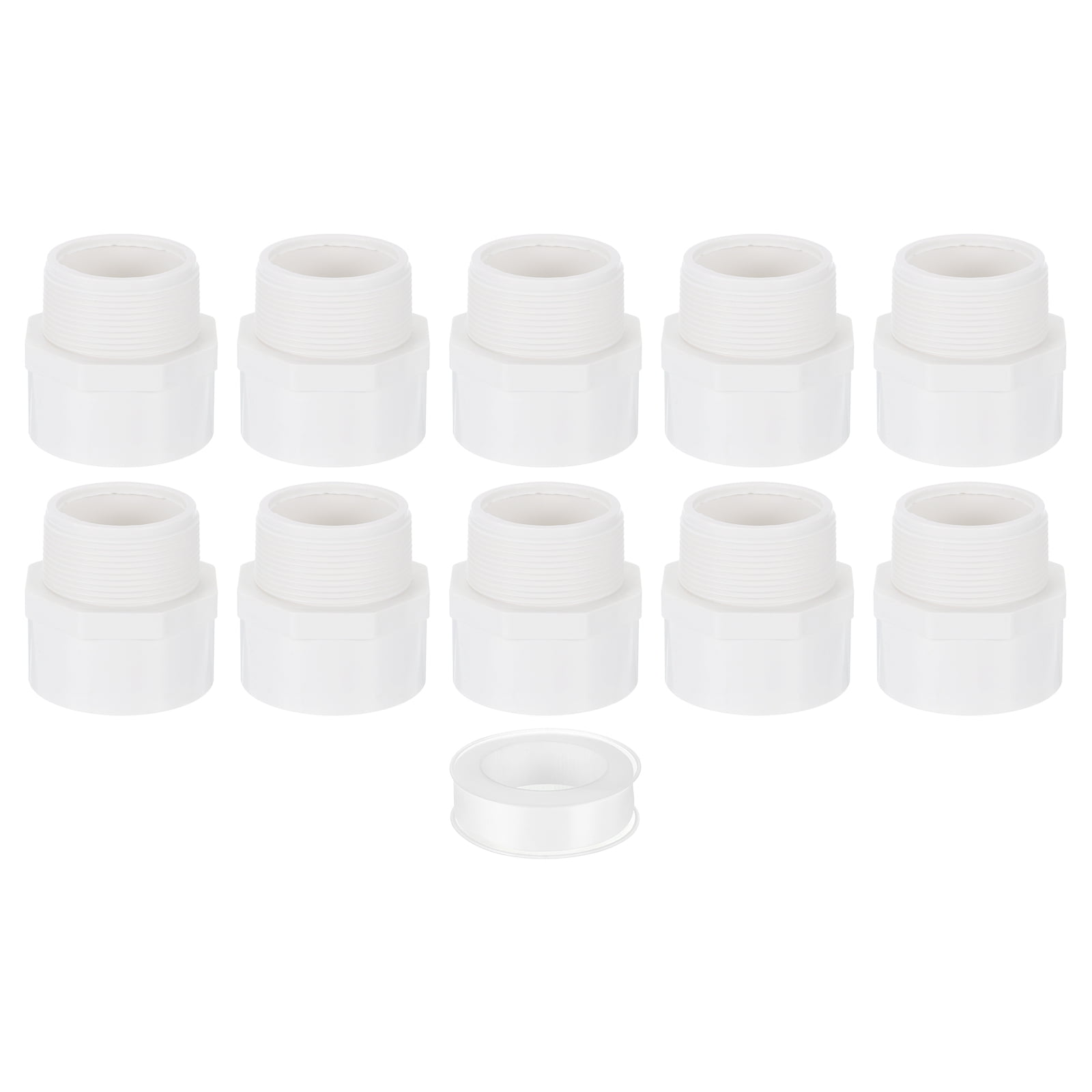 Male Adapter Pipe Fitting, 10Pcs 63mm(2-1/2") 2-Way Pipe Connectors ...