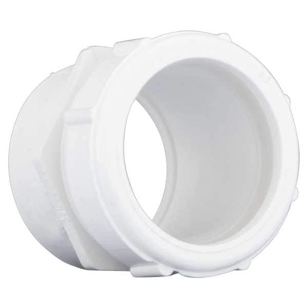 PVC Male Trap Adapter with Nut and Washer, Socket x Spigot, 2 in Pipe ...