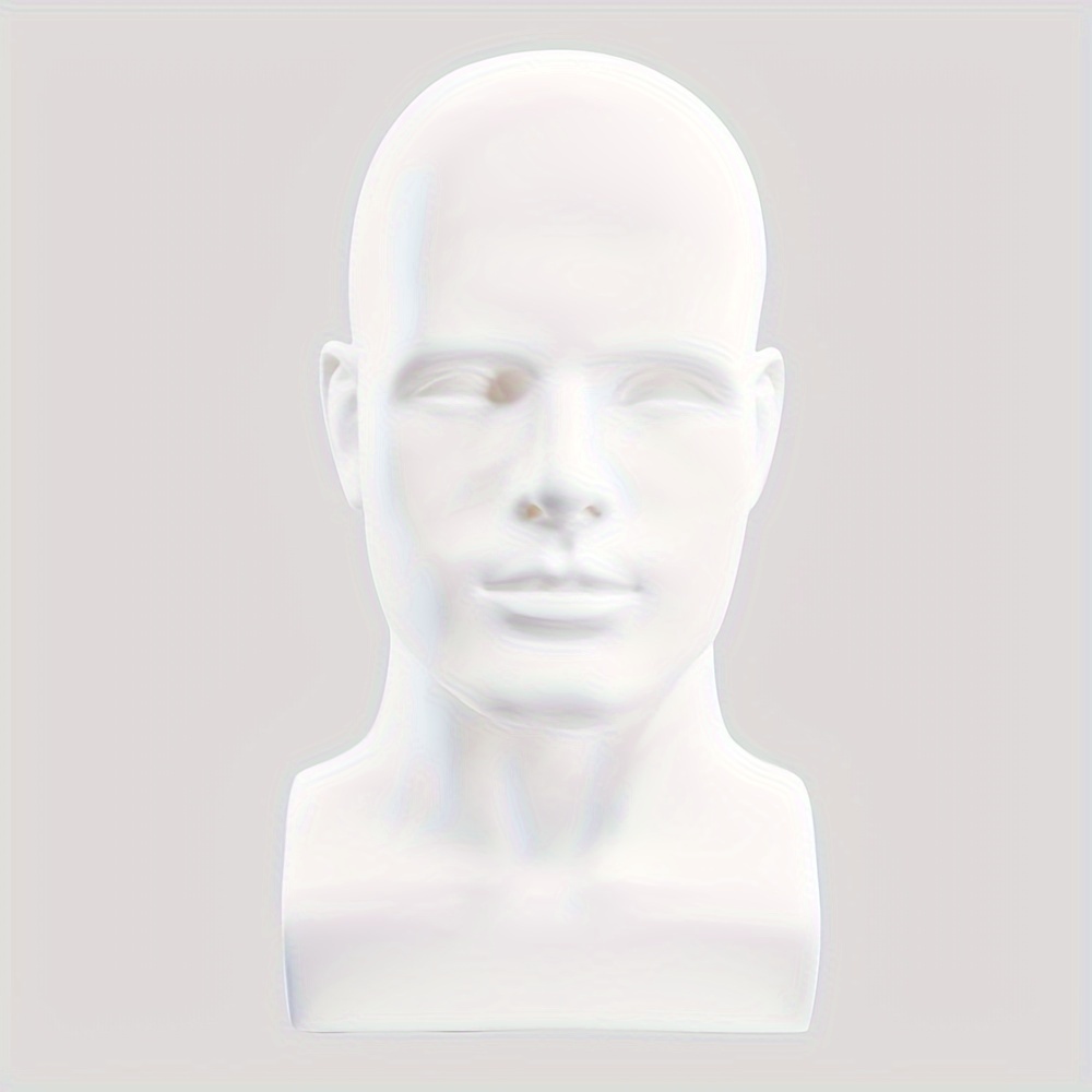 PVC Mannequin Head Matte White Manikin Head For Display Wigs Hats ...