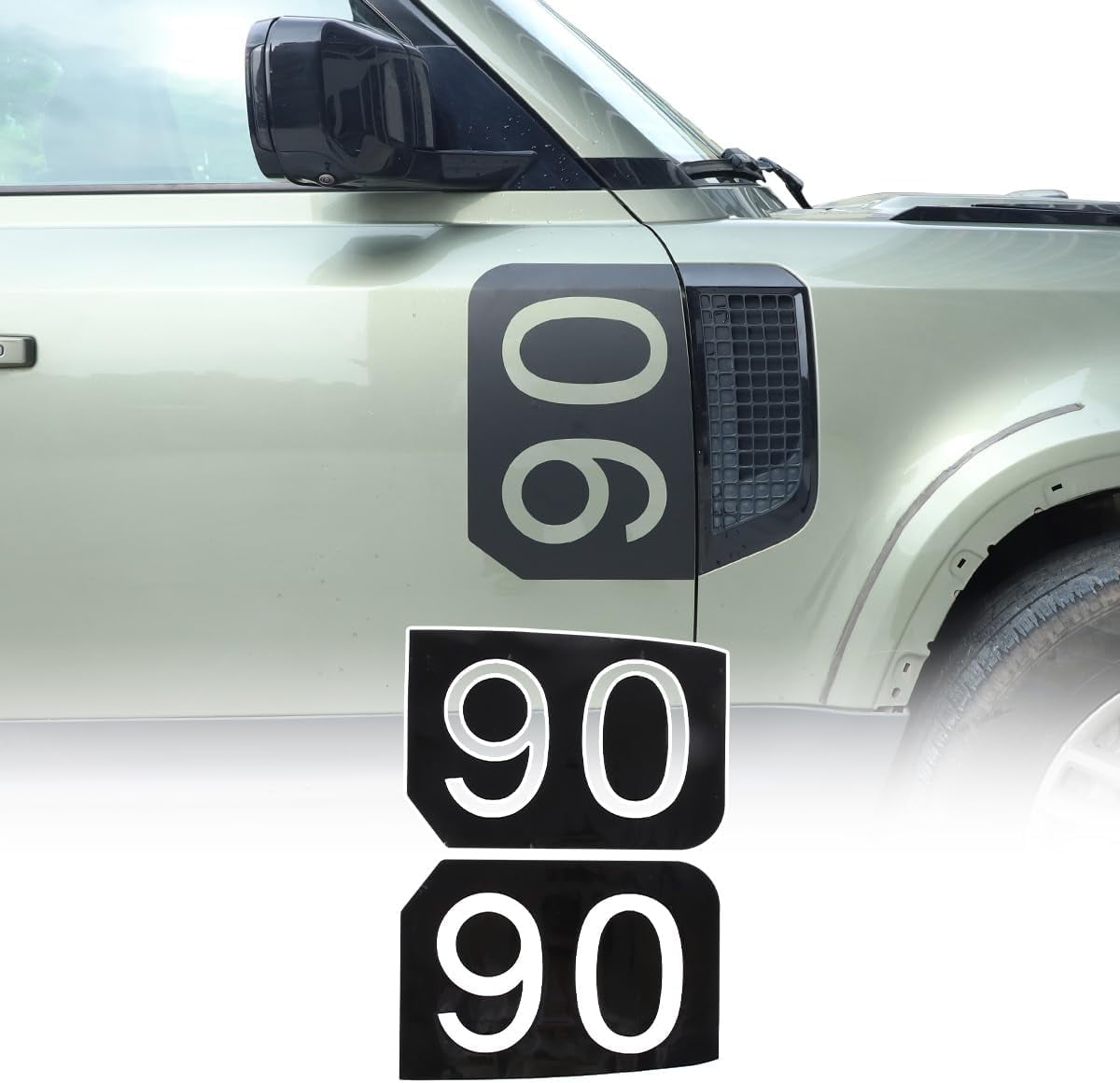 PVC Material Car Stickers,Side Exterior Fender Scuttle Vinyl Decal for ...