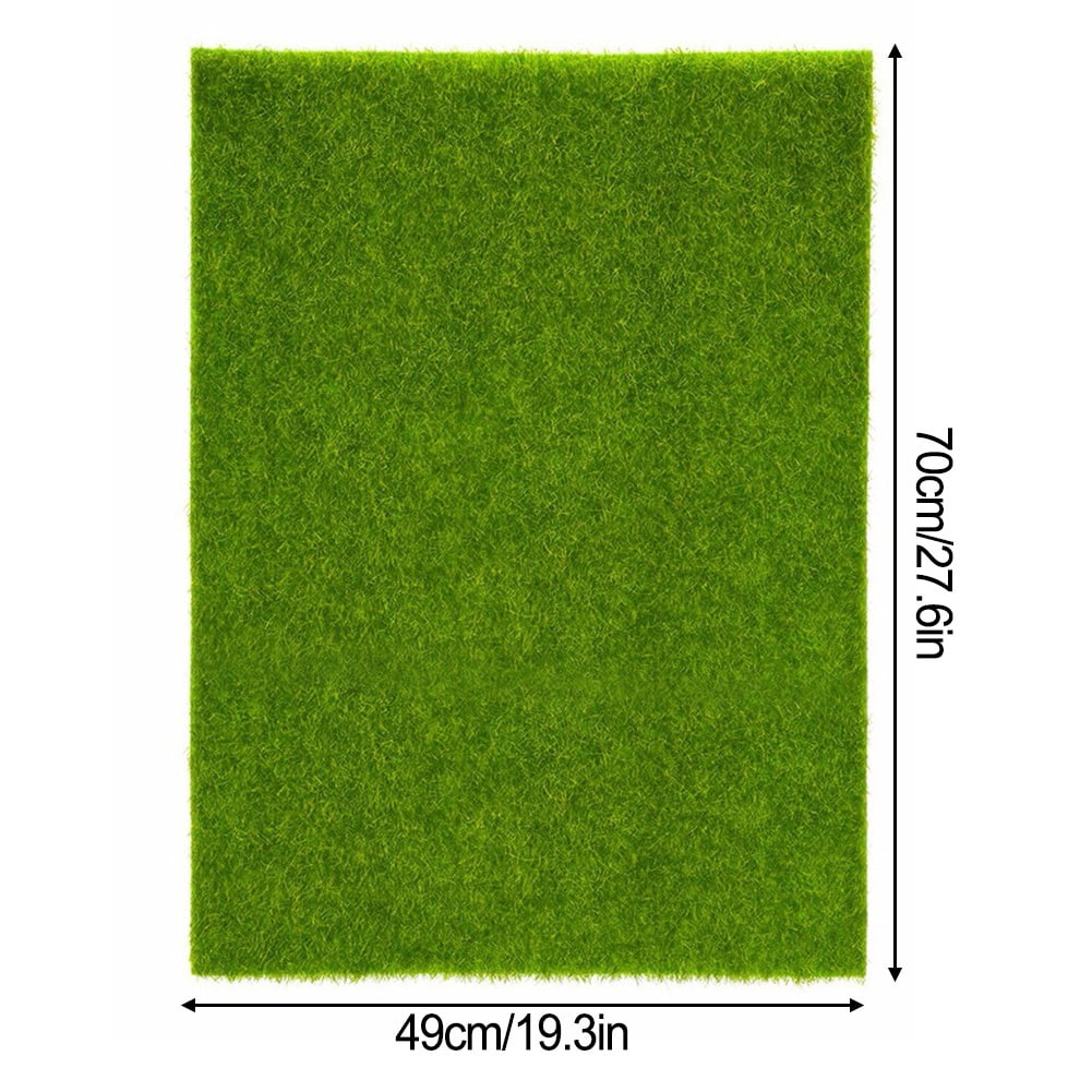 PVC Miniature Garden Ornament Artificial Grass for Children's Playing ...