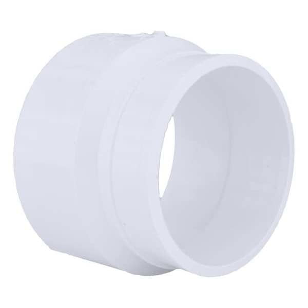 PVC No Hub Adapter, CI No Hub x Hub, 4 in Pipe Size(1WKJ8) - Walmart.com