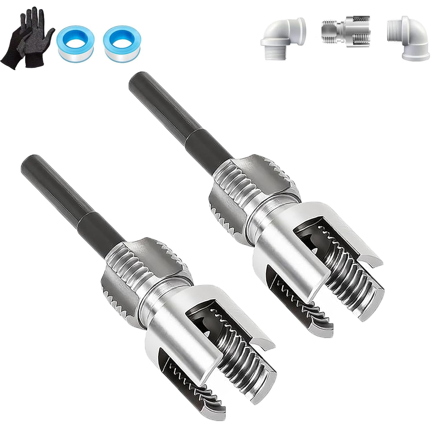 PVC PPR Pipe Threader Tool 1/2 3/4 Integrated Internal External ...