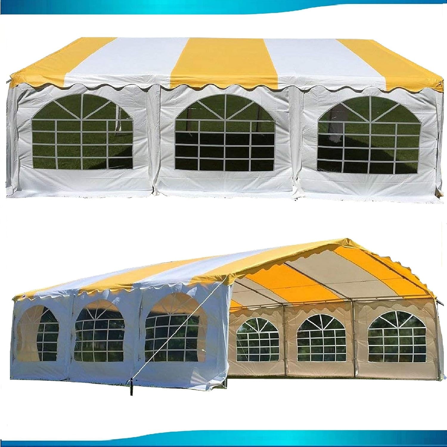 PVC Party Tent (Yellow),Wedding Tent,Tents for Parties, Outdoor Event ...