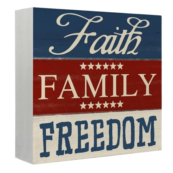 PVC Patriotic Plaque – Star Shaped American Flag Motif & Lettering ...