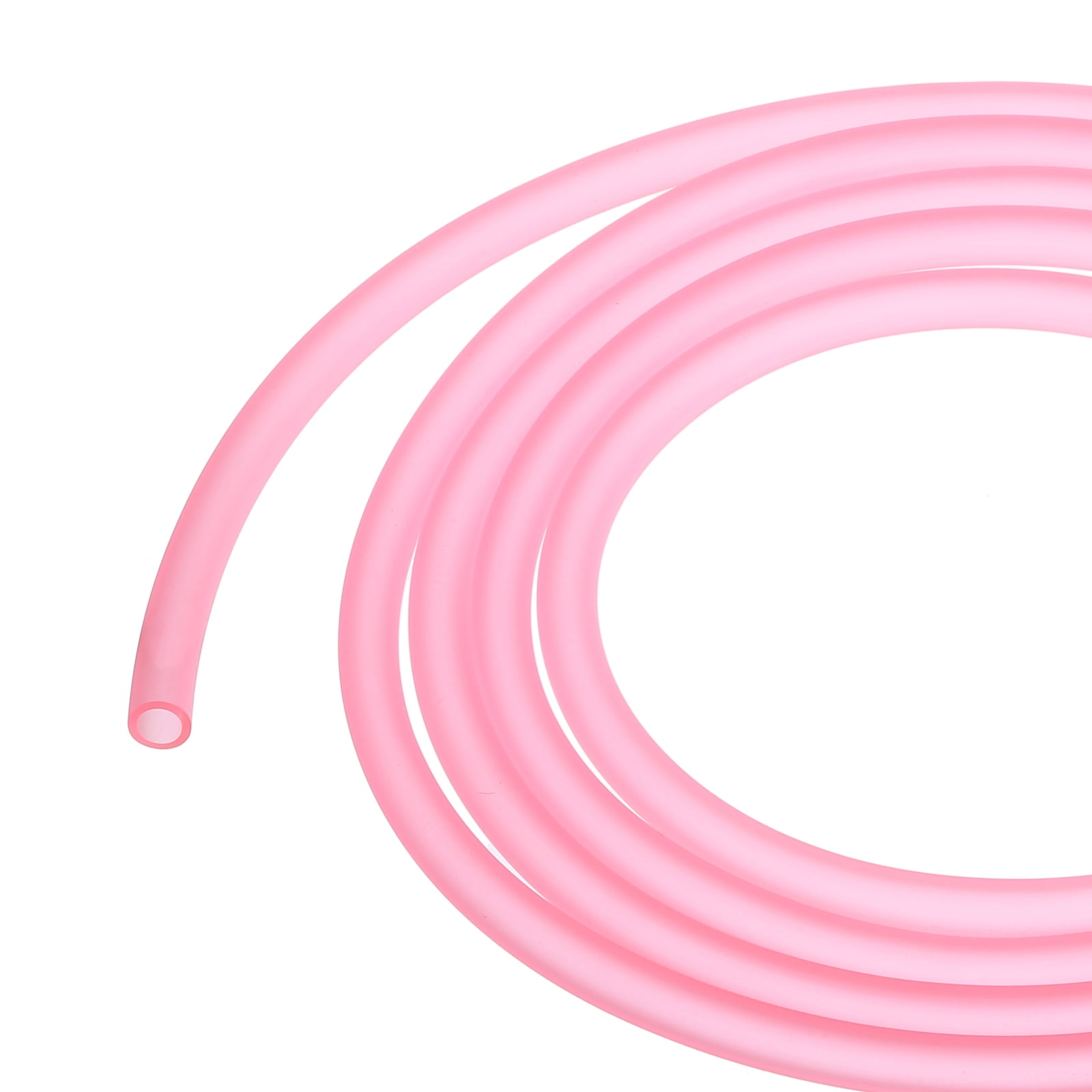 PVC Petrol Fuel Line Hose 3/16" x 5/16" 6.6ft Pink for Chainsaws Lawn ...