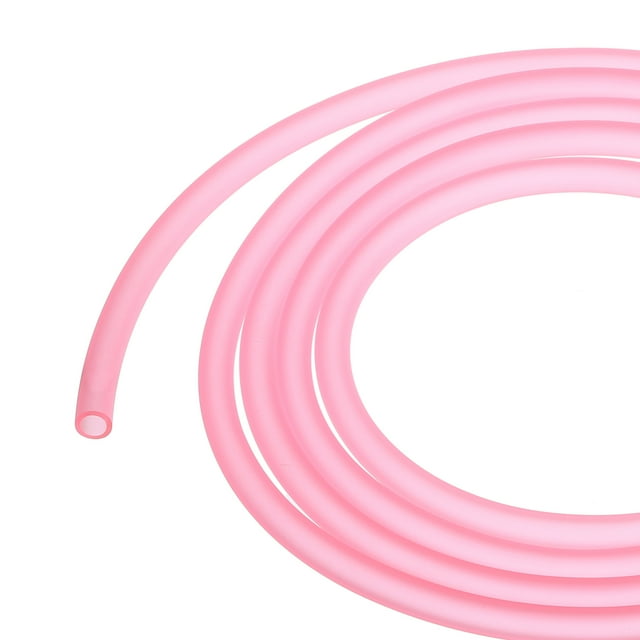 PVC Petrol Fuel Line Hose 3/16" x 5/16" 6.6ft Pink for Chainsaws Lawn ...