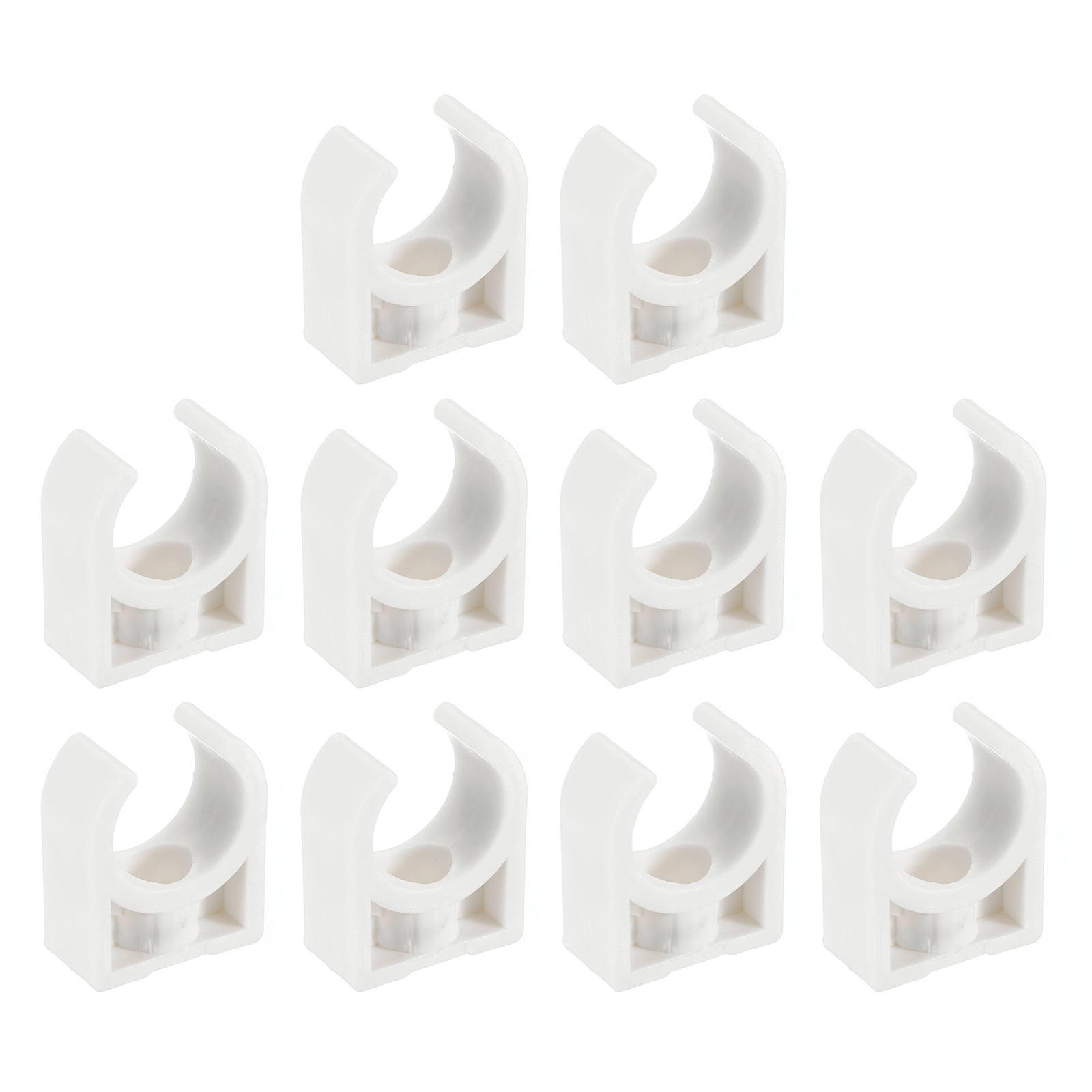 PVC Pipe Clamps Clips, 50 Pack Fit for 16mm(5/8") OD Hose Hanger ...