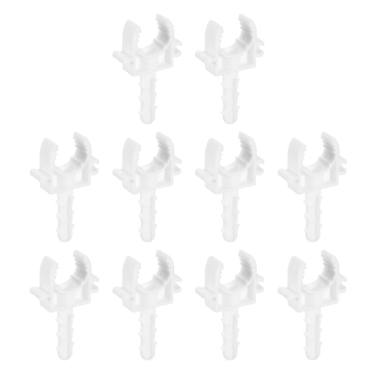 Pipe Clamps Clips with Expansion Tube, 100 Pack Fit for 16mm(5/8") OD ...