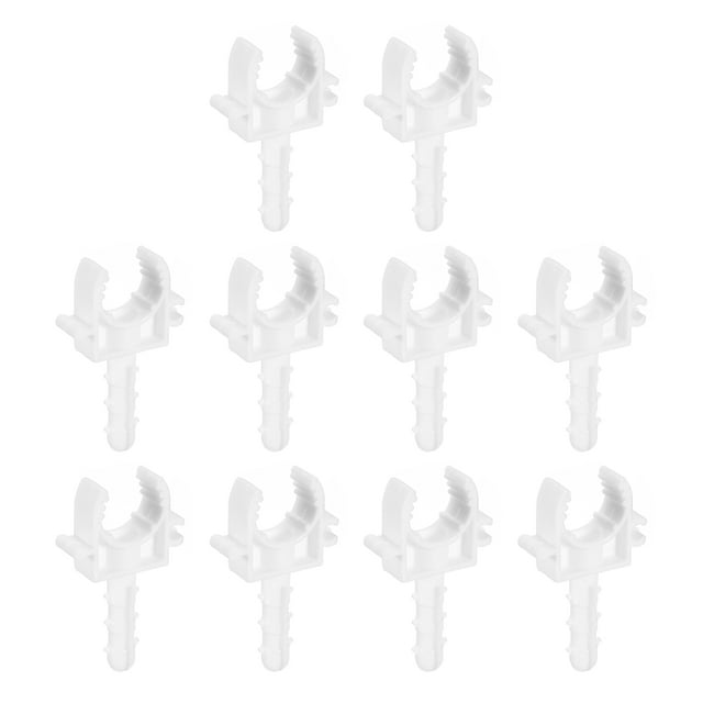 PVC Pipe Clamps Clips with Expansion Tube, 100 Pack Fit for 16mm(5/8 ...