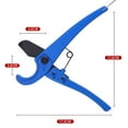 PVC Pipe Cutter Ratchet Cut Plastic Tube Pipe Shear Scissors PPR Hose ...