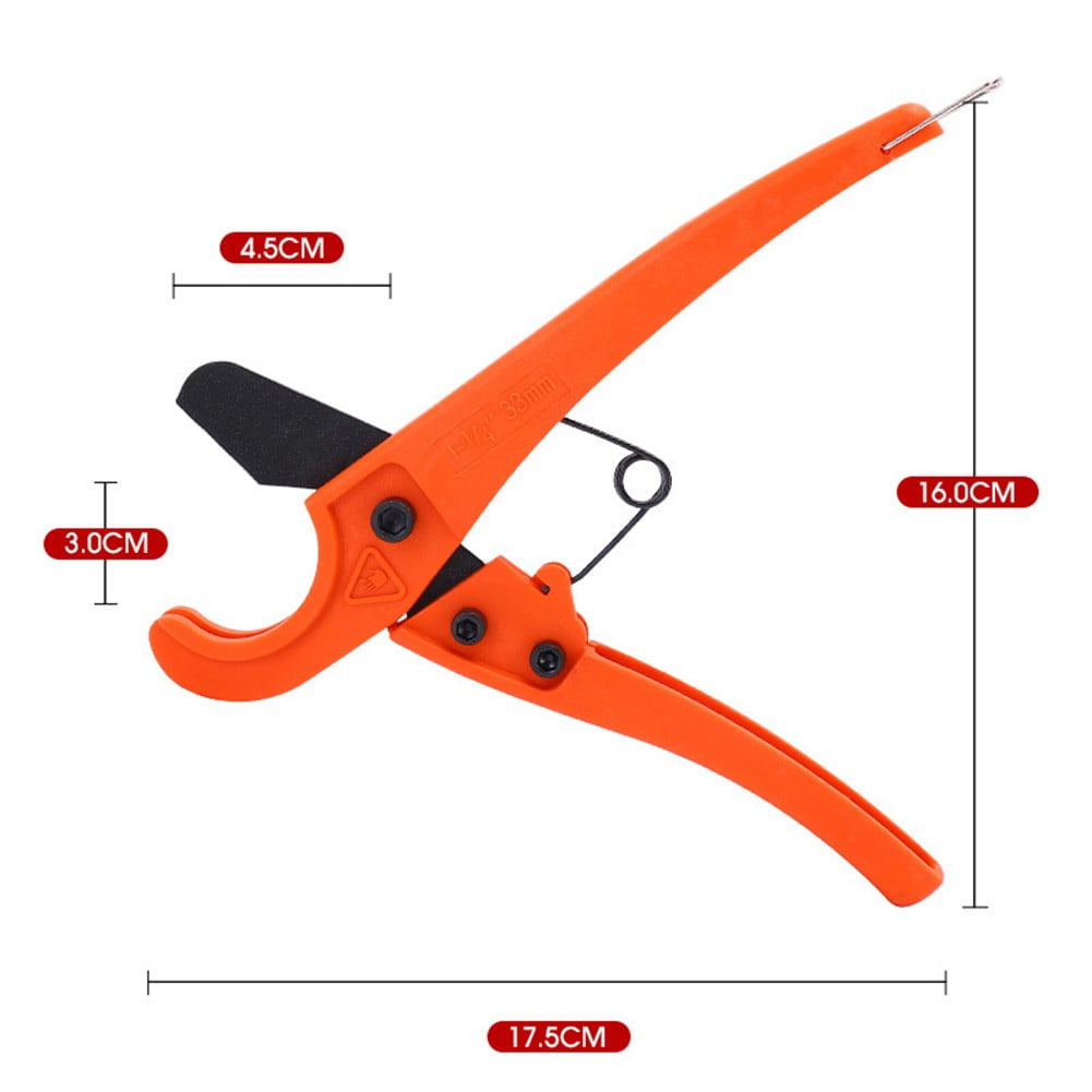 PVC Pipe Cutter Ratchet Cut Plastic Tube Pipe Shear Scissors PPR Hose ...