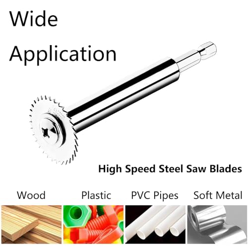 PVC Pipe Inside Cutter 4Pcs Saw Blades (32mm*2,44mm*2) with 1/4" Hex ...