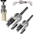PVC Pipe Threader Kit, 3 Piece Set, 1/2", 3/4", 1" NPT, Internal and ...