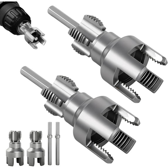 PVC Pipe Threader Kit - Dual-Function , 1/2" & 3/4" Dual-Function ...