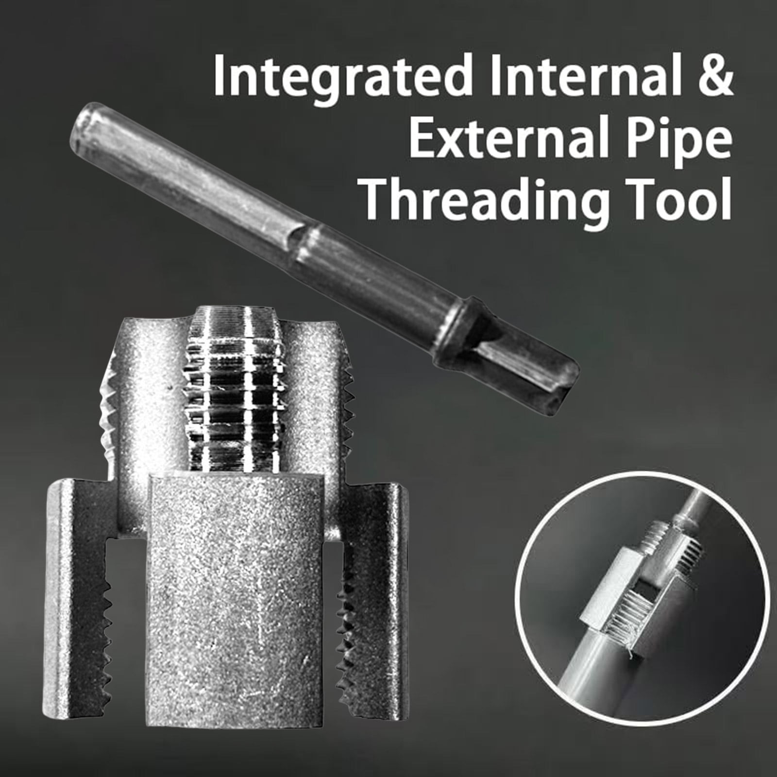 PVC Pipe Threader Kit For Electric Drill PVC/PPR Plastic Pipe Thread ...