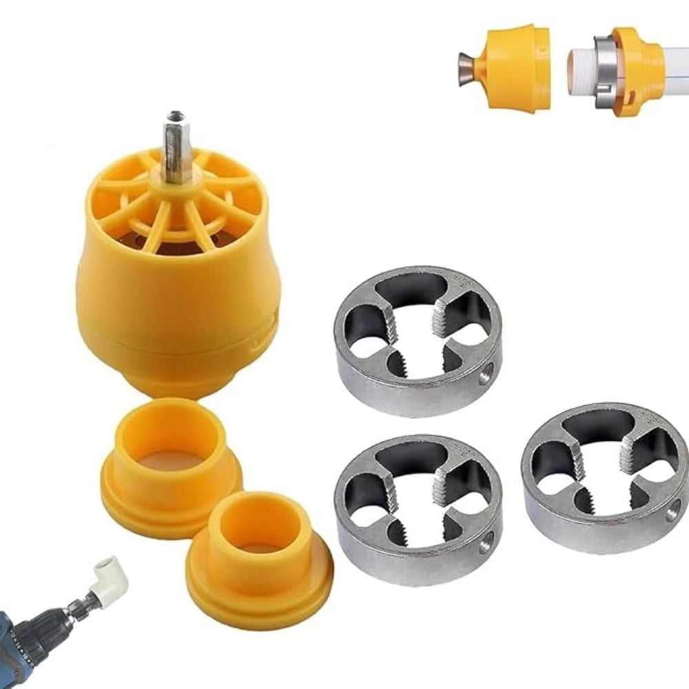 PVC Pipe Threader Kit, PVC Pipe, Pipe Threader, Electric Drill ...