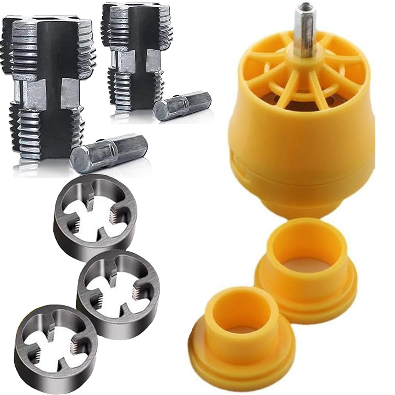 PVC Pipe Threader Kit, PVC Pipe Threader for Electric Drill ...