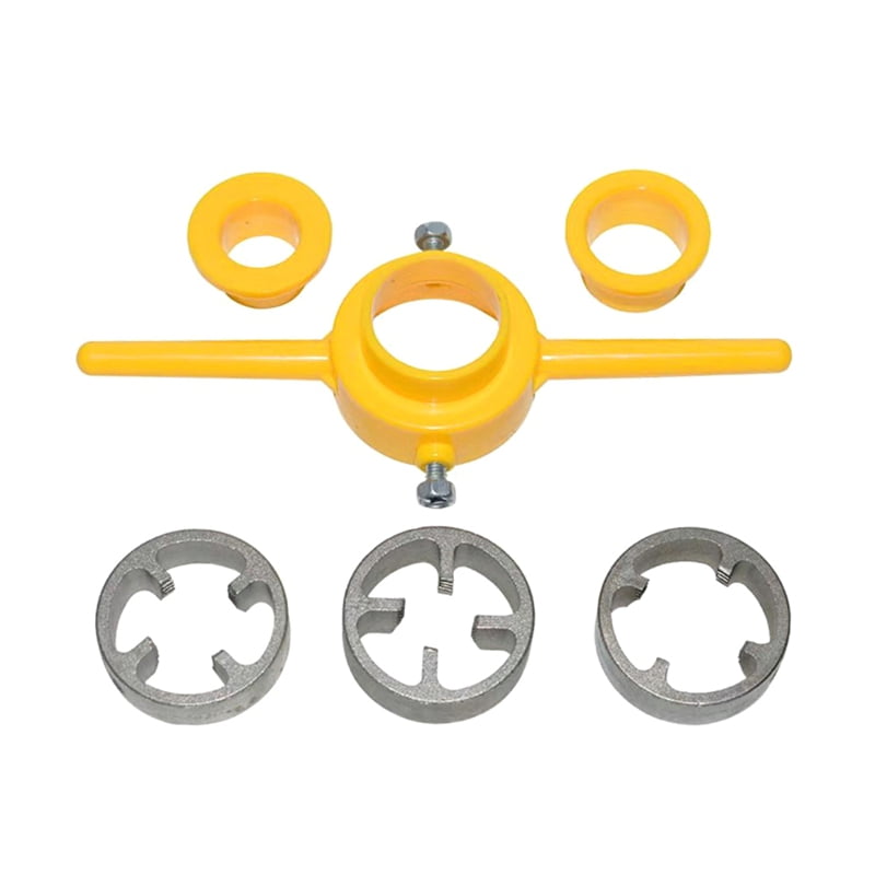 PVC Pipe Threader NPT Thread Tap Die Set Plumbing PVC Thread Tool Screw ...