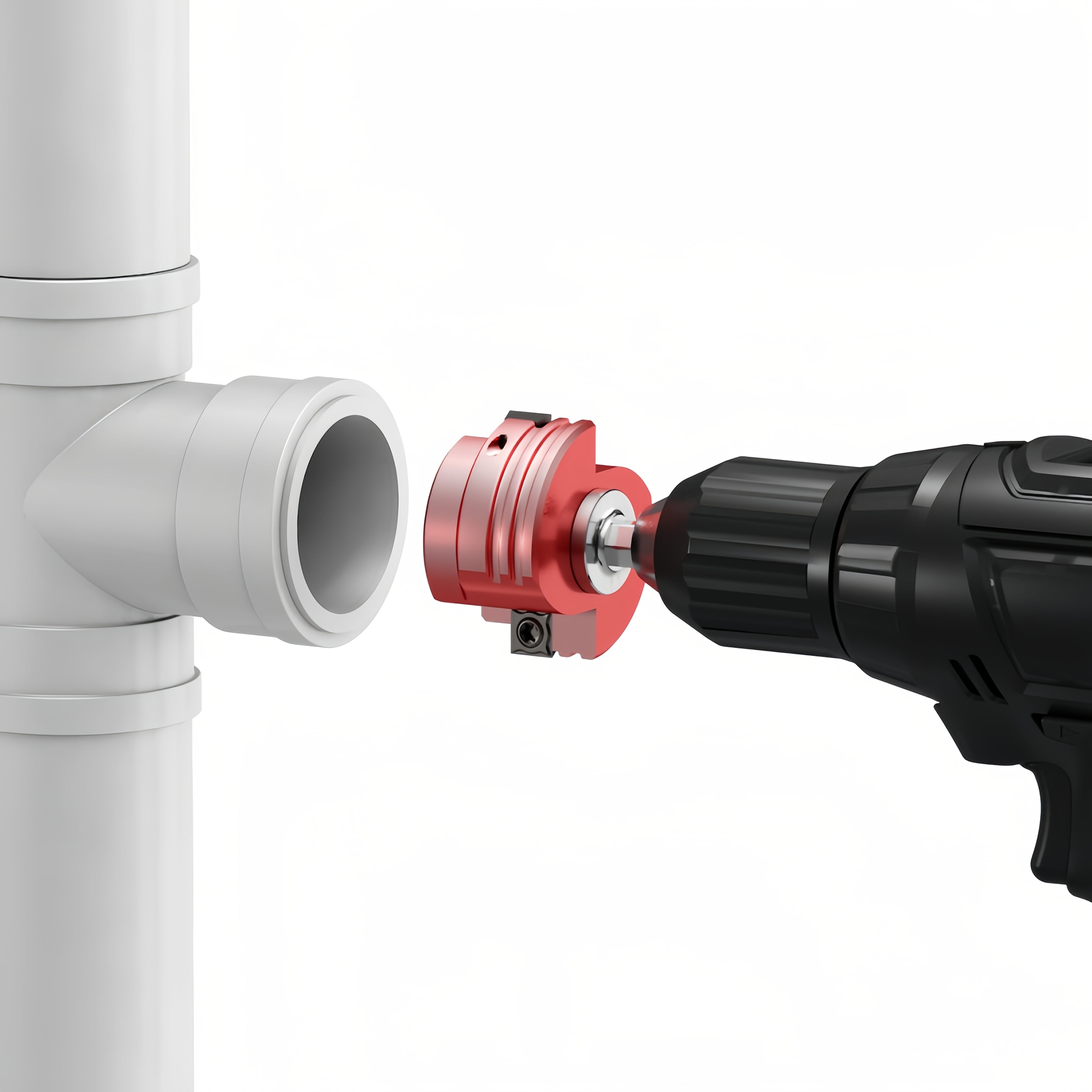 PVC Pipe Tool Set 8pcs - 1/2-4 Inch Sizes, Compatible with Standard 1/2 ...