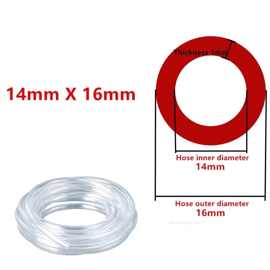 PVC Pipe Transparent Water Pipe Pipes Tube Hoses Aquarium Tubing Water ...