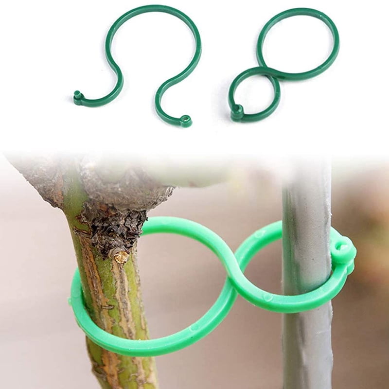 PVC Plant Tie Clips & Garden Tags – Plant Support Clips, Drip ...