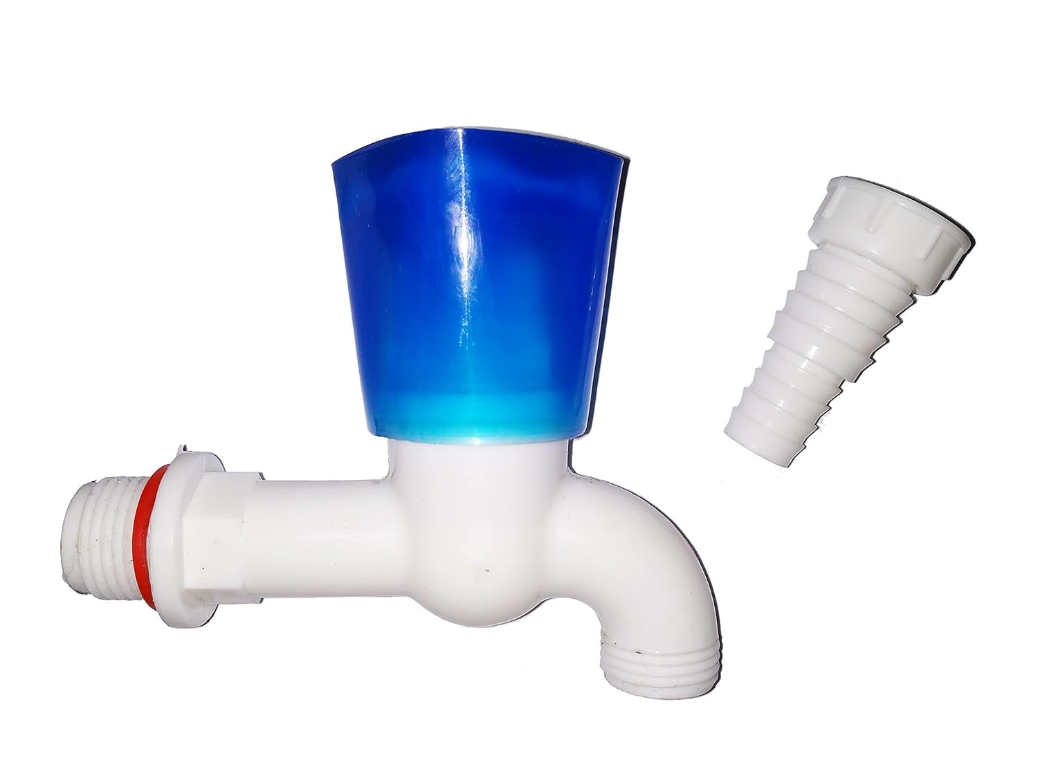 PVC Plastic BibcockWater Tap for Kitchen Bathroom Wash Basins with Pipe ...