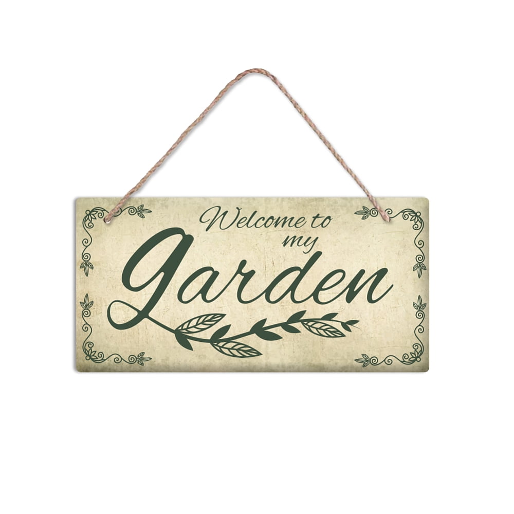PVC Plastic Hanging Wall Decorations with Jute Twine Rectangle with ...