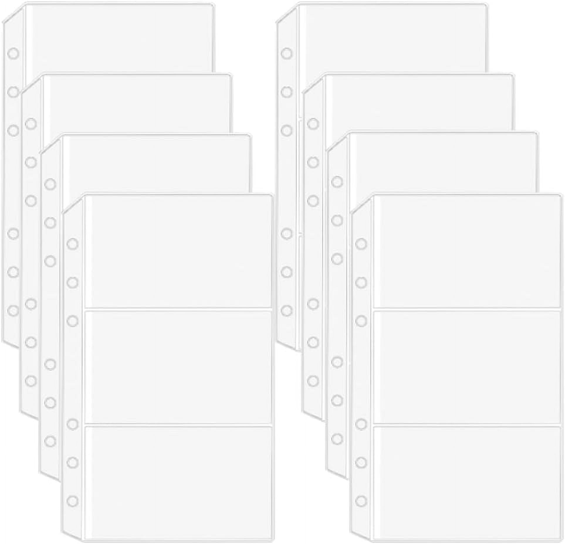 PVC Plastic Invoice Pockets File Envelope Small Bill Storage Bags White ...