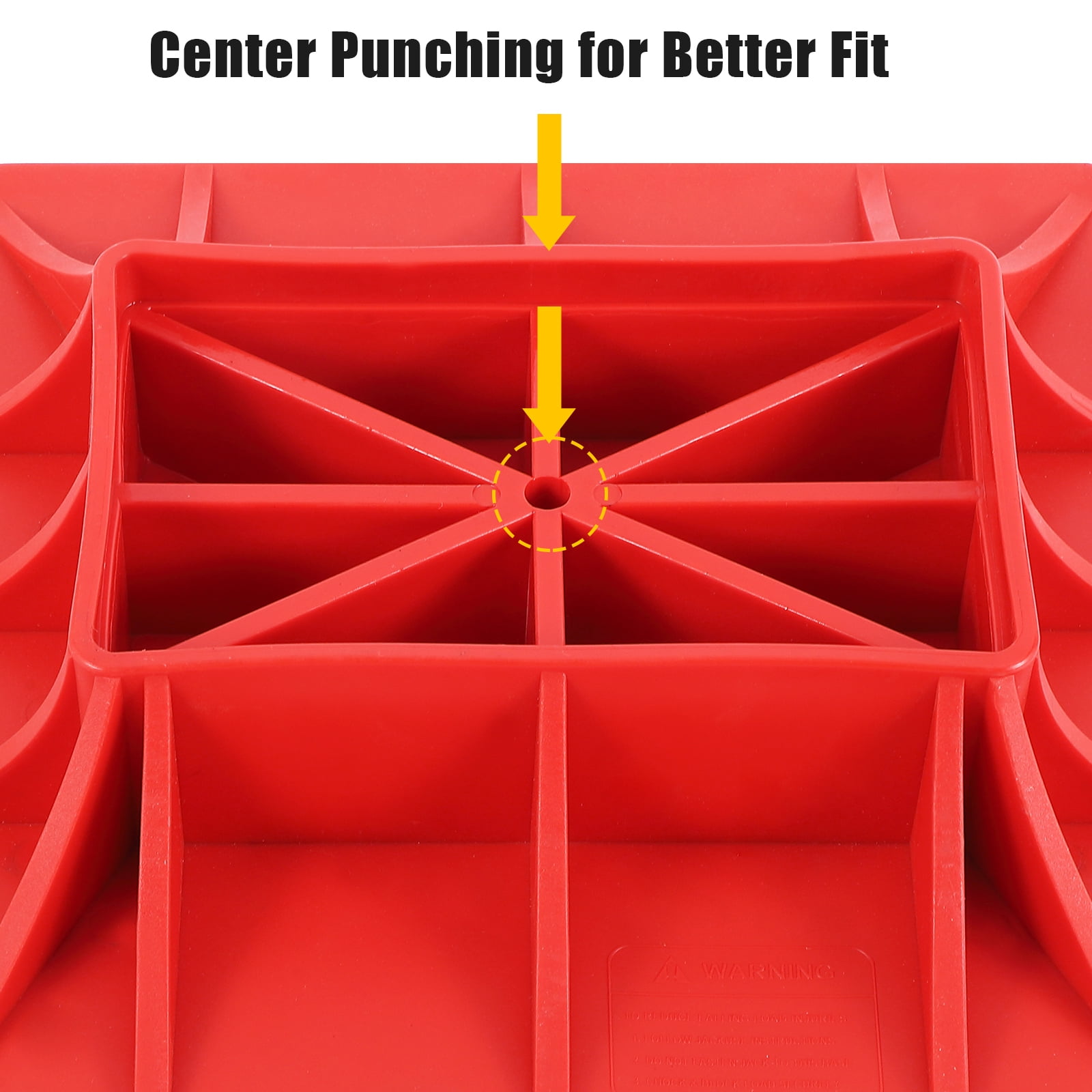 PVC Plastic Rescue Jack Off-Road Support Base Red - Walmart.com