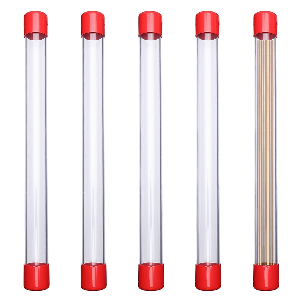PVC Plastic & Rubber Transparent Storage Tube Plastic Tubing with Caps ...