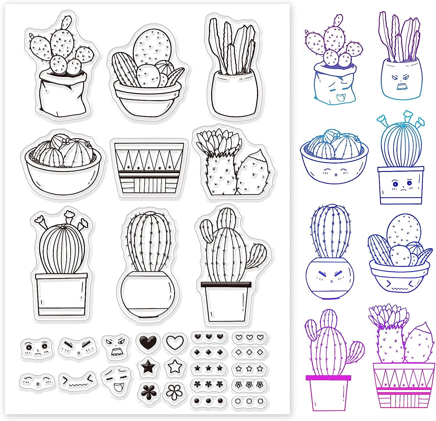 PVC Plastic Stamps for DIY Scrapbooking Photo Album Decorative Cards ...