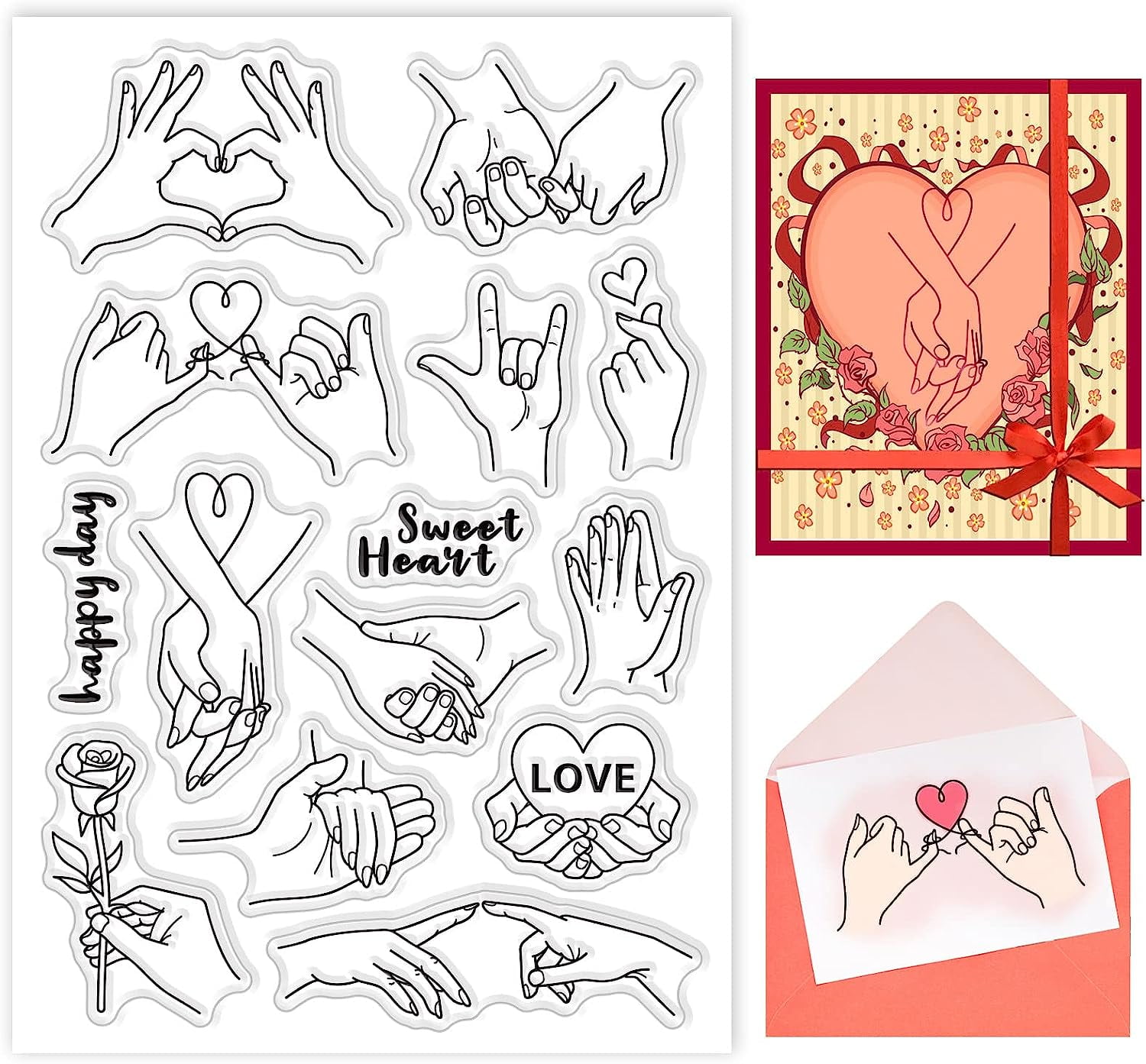 PVC Plastic Stamps for DIY Scrapbooking Photo Album Decorative Cards ...