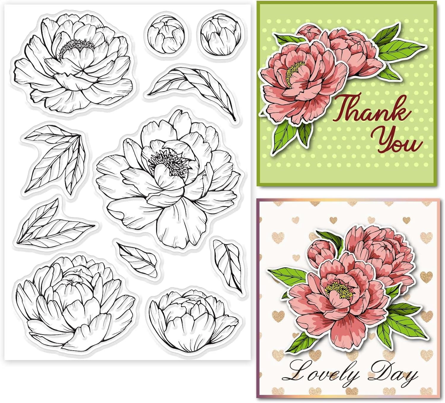 PVC Plastic Stamps for DIY Scrapbooking Photo Album Decorative Cards ...