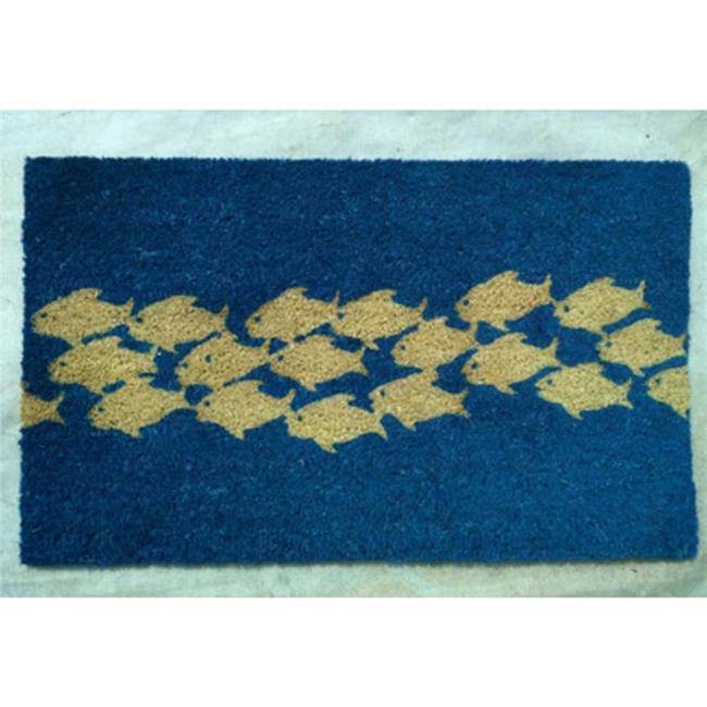 PVC Pool Of Fish Coco Doormat - Walmart.com